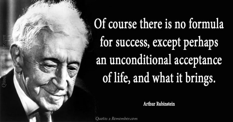 Of course there is no formula for… – Quotes 2 Remember