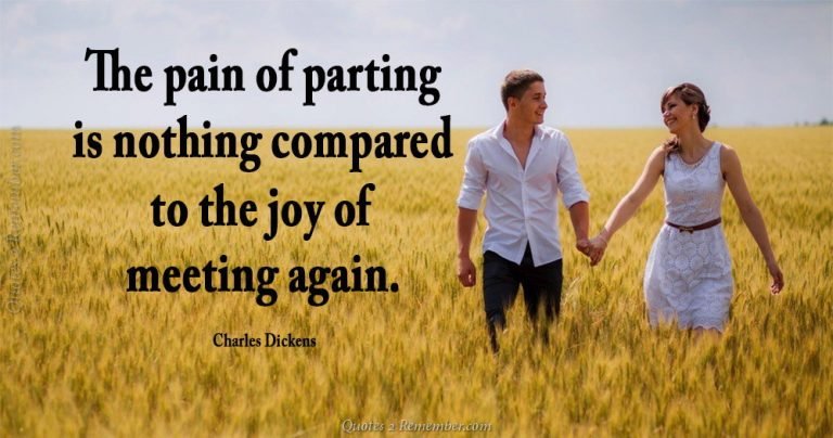 The pain of parting is nothing… – Quotes 2 Remember